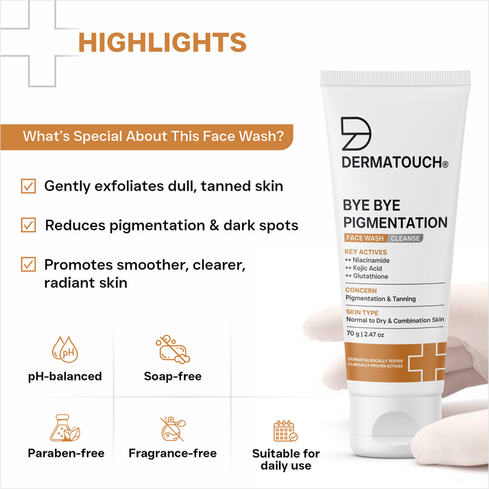 Shop Bye Bye Pigmentation Face Wash | Trusted Indian Pharmacy Brand ...